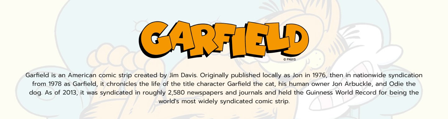 Garfield Official Merchandise – Kidsville