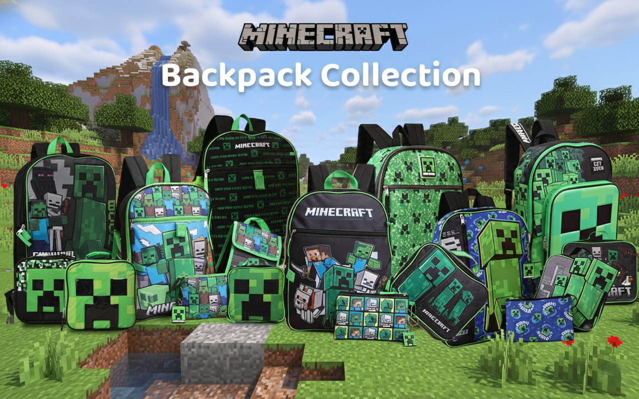 Minecraft Backpacks for Kids | Buy Children's Official Minecraft Bags ...